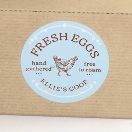 Personalized eggs Labels Egg Carton Label | PersonalLucky.com
