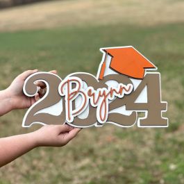 Custom Graduation 2024 Sign Grad prop Teacher Gift Graduation Sign ...