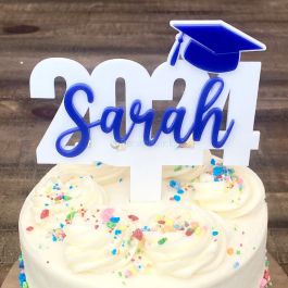 Personalized Class of 2024 Graduation Cake Topper Graduation ...