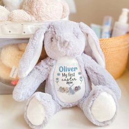 Personalized Easter Bunny Plush Soft Baby Rabbit Toy | PersonalLucky.com